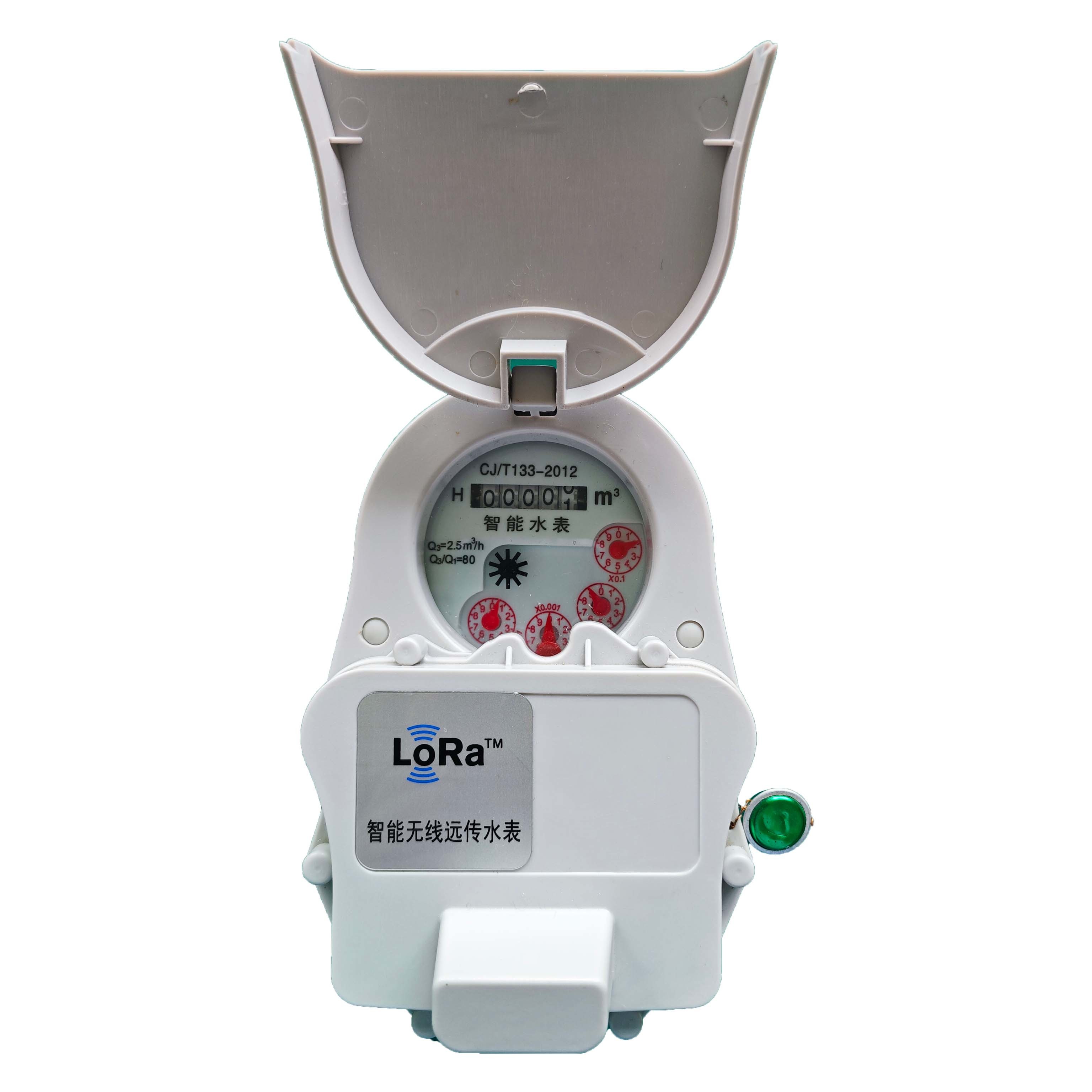 15 มม. มิเตอร์น้ำอัจฉริยะในประเทศมัลติฟังก์ชัน GB/T778.1 รีโมท Lora ดิจิตอล