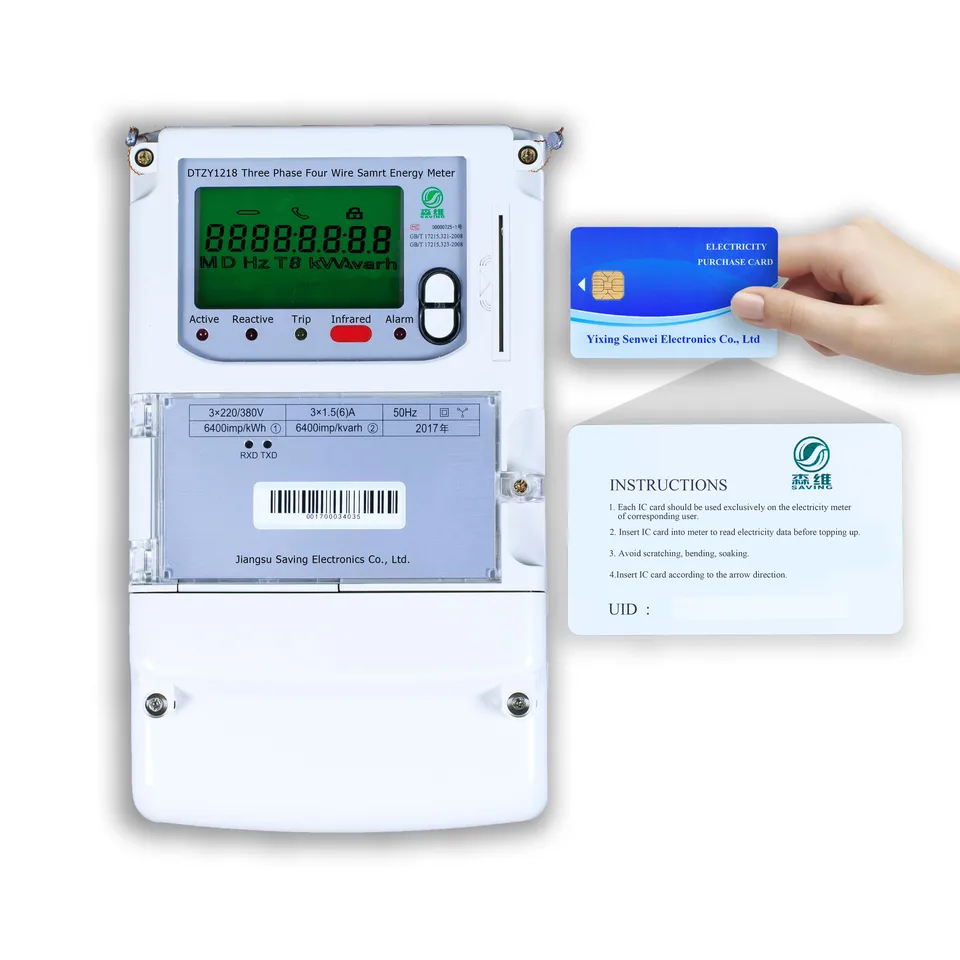 RS485 อินเตอร์เฟซ Wifi Smart 3 Phase Meter Reader ภายใน 220V โวลเตชั่น 50Hz